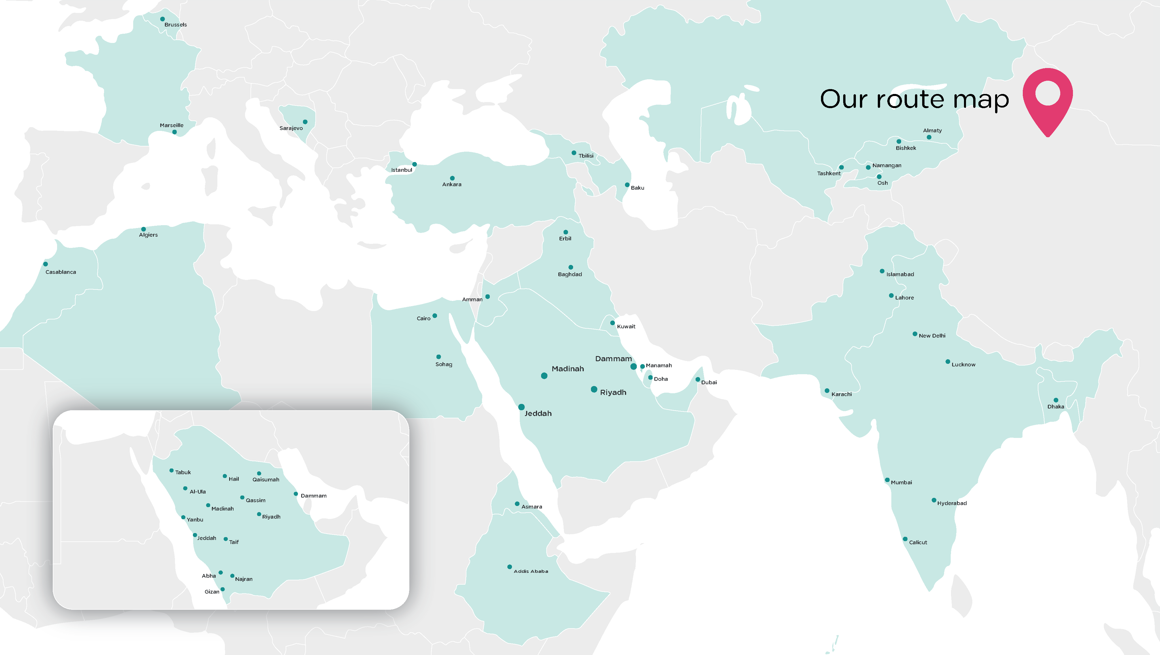 Flight Route Map | flynas